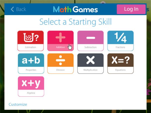 You are given a set of questions in both the skill and grade you selected.